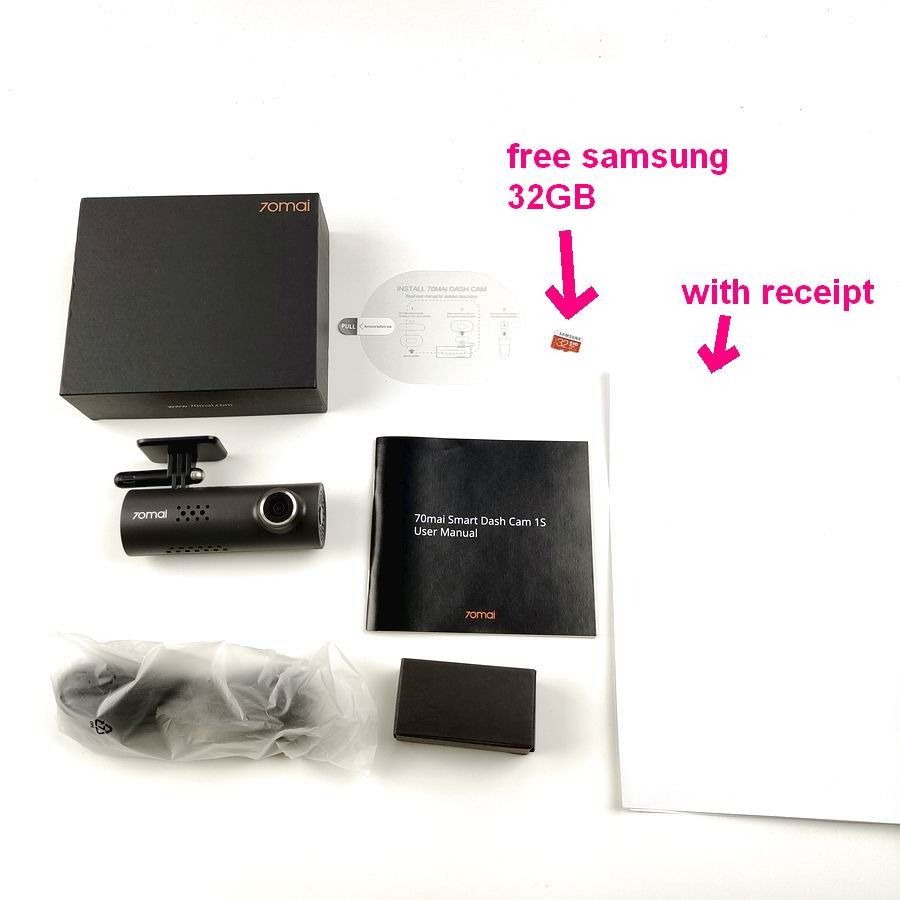 70mai 1s dashcam IMX307 full set with receipt, Auto Accessories on ...