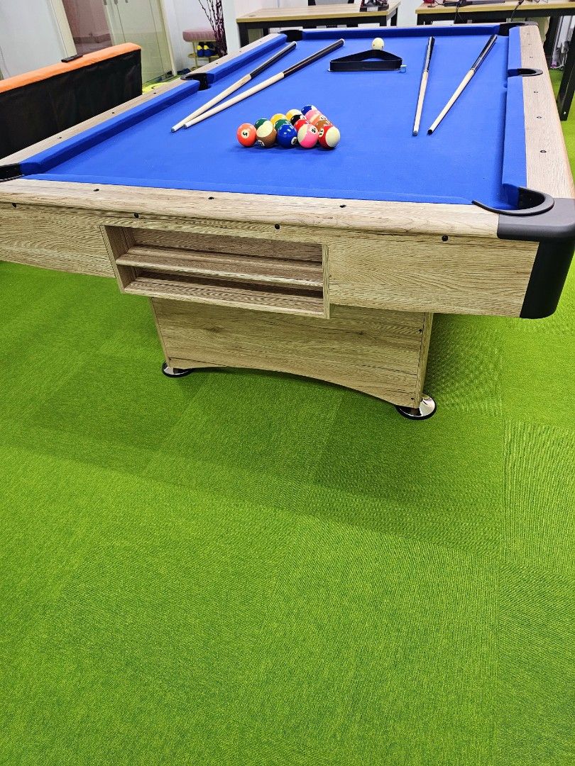 3 in 1, 8 Feet Pool Table with Foldable Legs, Sports Equipment, Sports ...