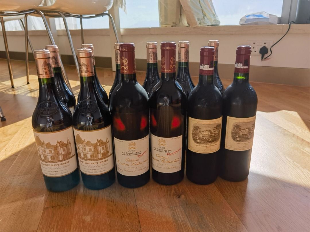 紅酒回收 拉菲lafite 木桐mouton 拉圖latour 瑪歌margaux 侯伯王Haut-Brion, 嘢食 & 嘢飲, 酒精飲料 - Carousell