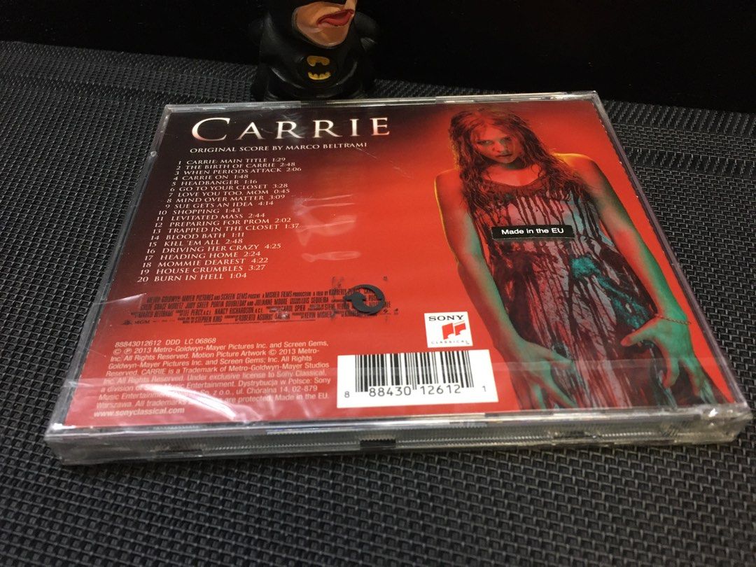 ( OST Cd) Carrie original score by Marco Beltrami, Hobbies & Toys ...