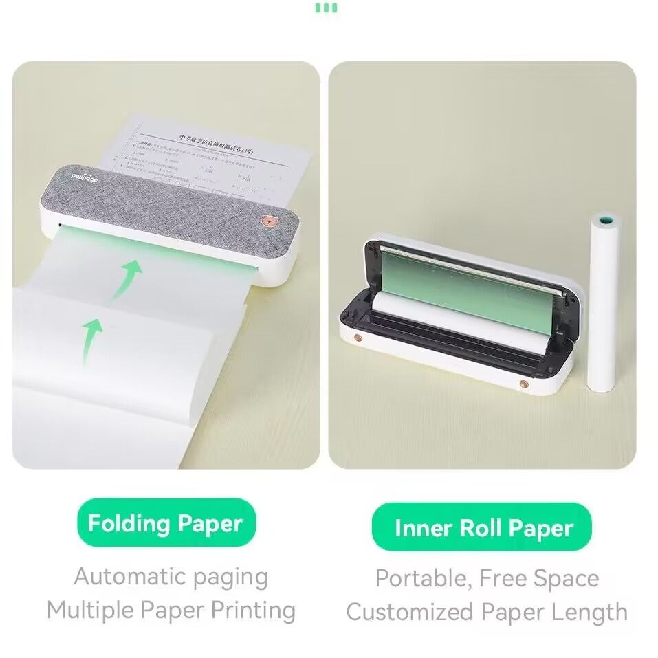 全新包sf Peripage 無線A4攜帶式迷你打印機 附贈3卷紙 家用小型打印機 無墨打印機 學生用作業學習試卷打印 錯題打印錯題機 愛麗熊 藍牙鏈接 拍照打印免安裝 Mini A4 ...