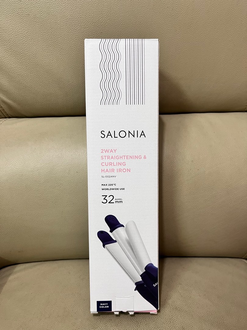 [全新現貨] Salonia 2way 直髮曲髮夾 （32mm), 美容＆化妝品, 健康及美容 - 頭髮護理 - Carousell
