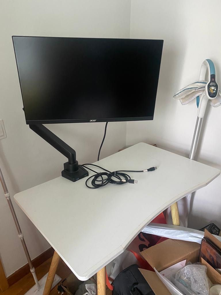 Acer K243Y 23.8in FHD monitor comes with monitor arm (dual USB ...