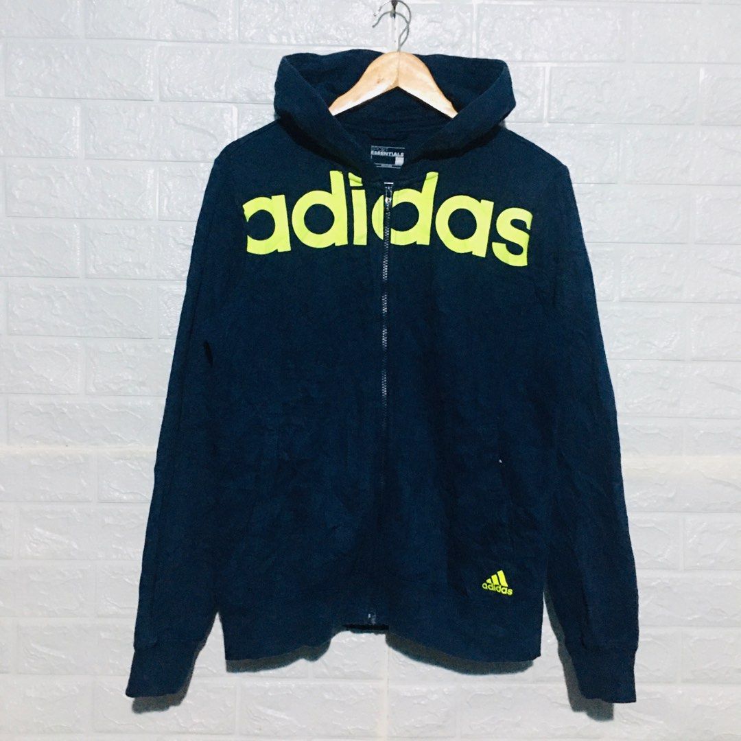 Adidas zip up hoodie on Carousell