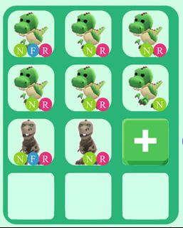 Adopt me pets (Neon T-Rex/Skele Rex), Video Gaming, Gaming Accessories ...