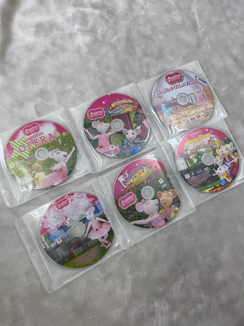 (FWP) Disney Junior DVD set Sofia The First and Angelina Ballerina Original DVD set, Hobbies ...