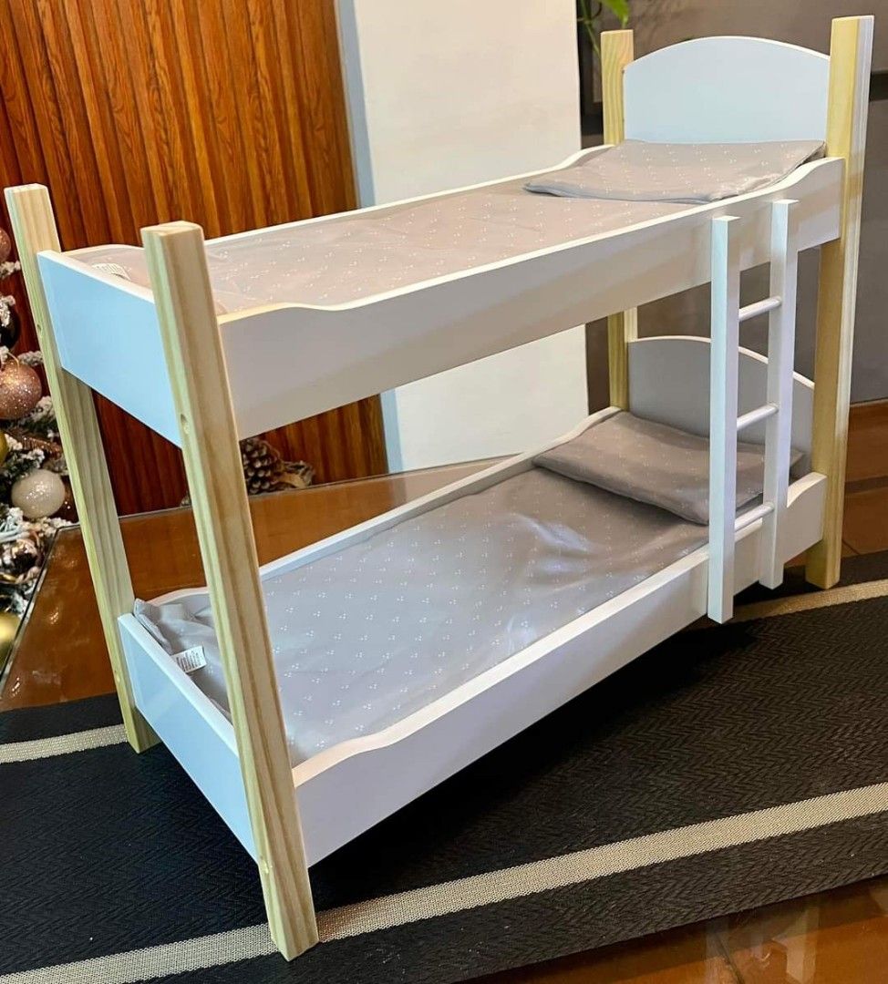 Anko Wooden Doll Bunk Bed, Hobbies & Toys, Toys & Games on Carousell