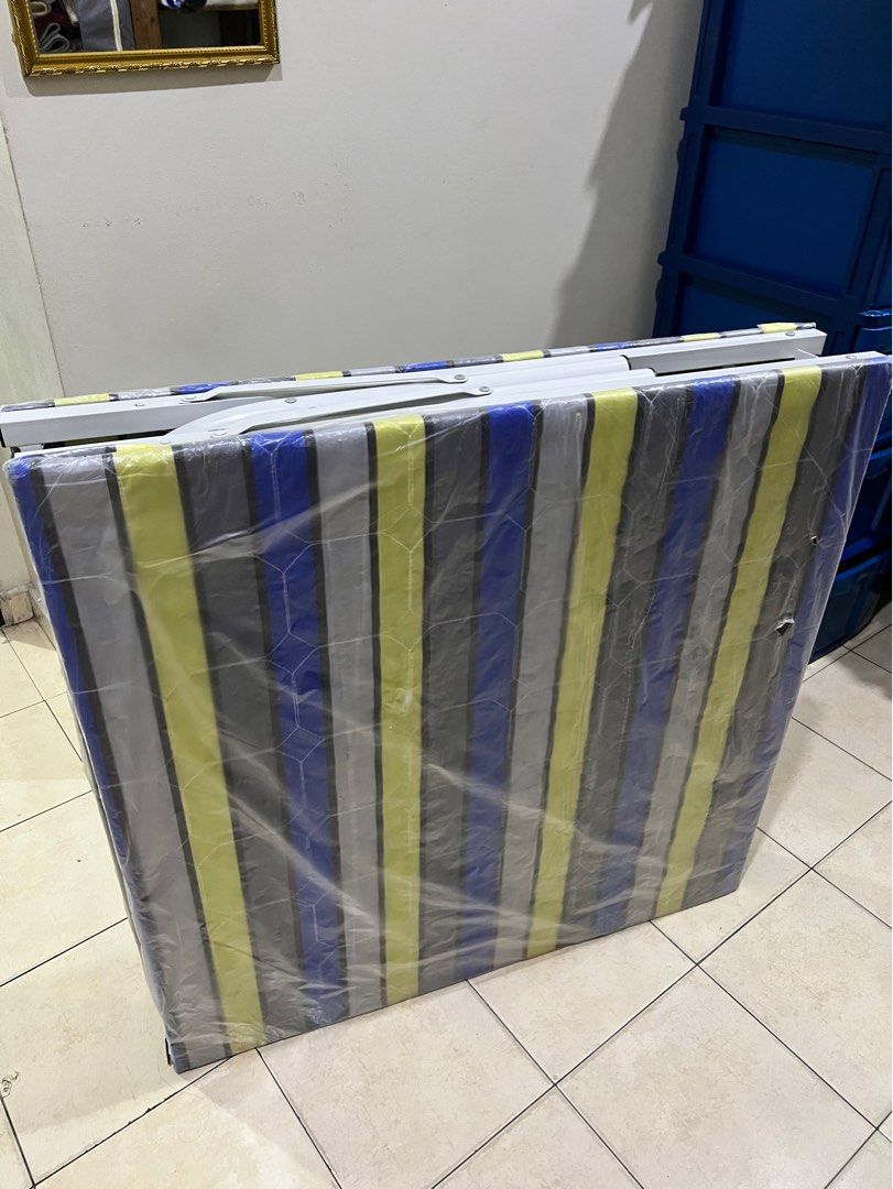 ARIES BED FRAME WITH FREE TOPPER, Furniture & Home Living, Bedding ...
