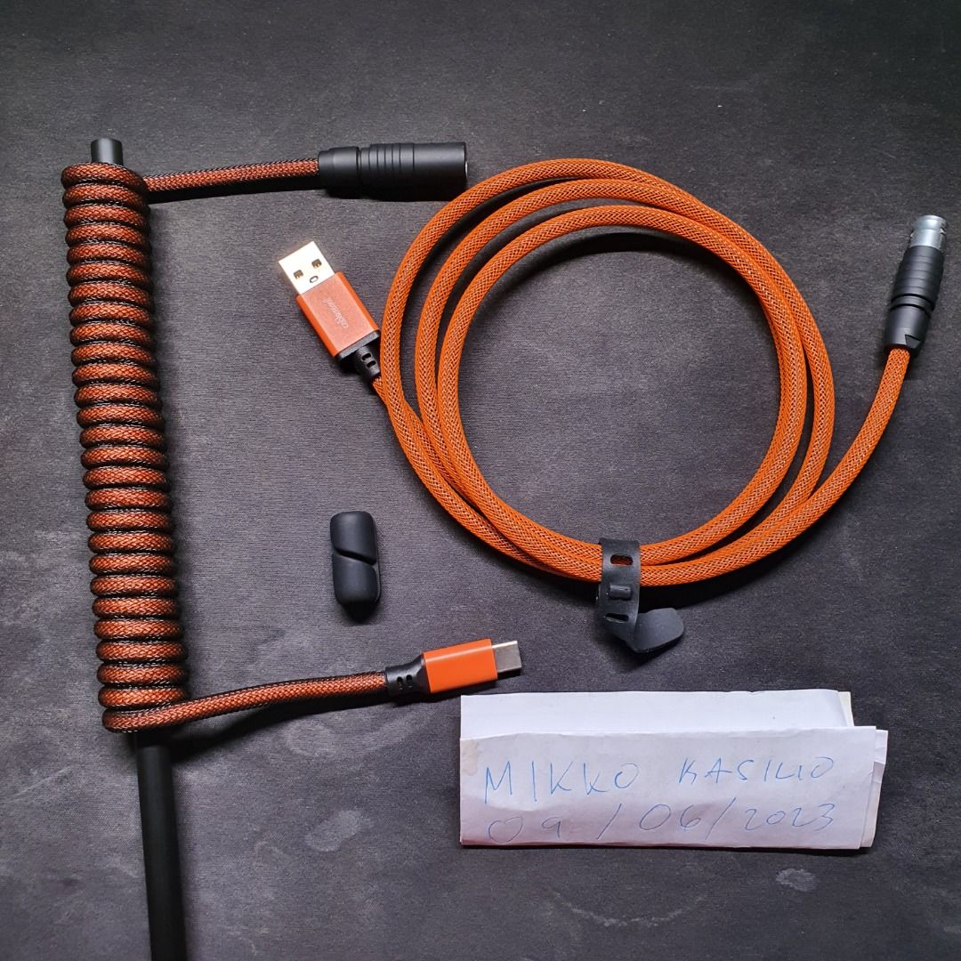 Artisan Coiled Cable Type C from CableMod, Computers & Tech, Parts ...