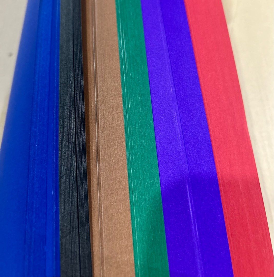 Assorted Light & Dark Colored Cartolina, Hobbies & Toys, Stationary ...