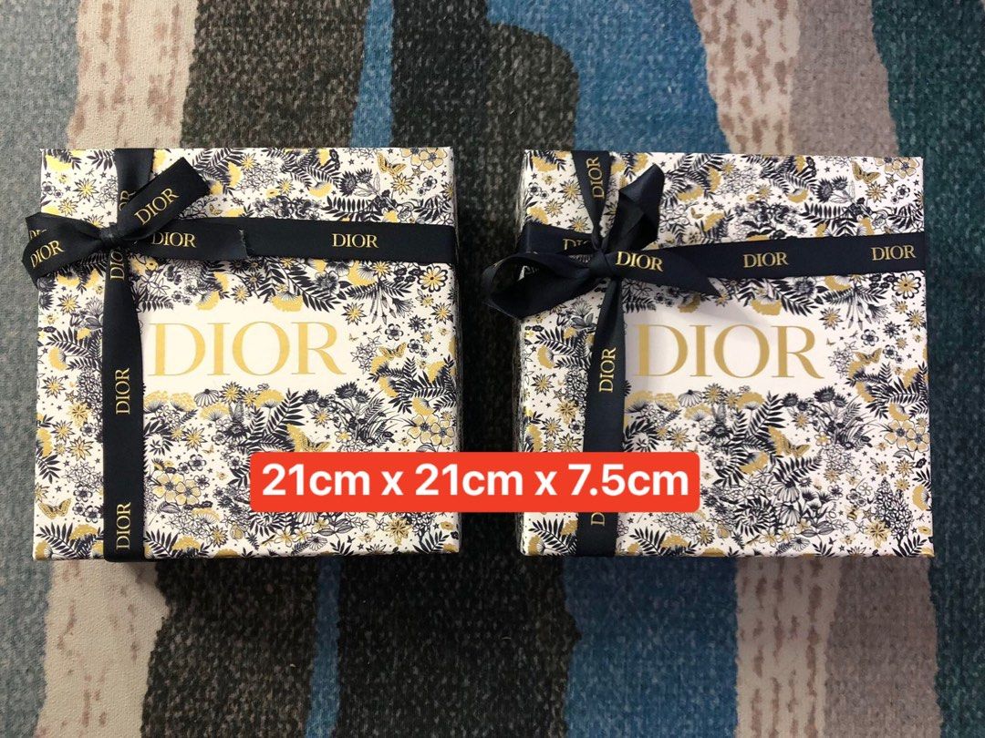Authentic Dior Box with Ribbon, Luxury, Bags & Wallets on Carousell