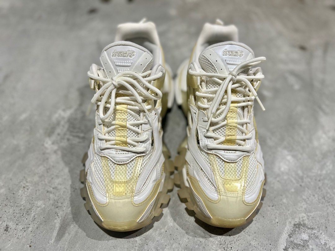 Balenciaga Track 2 White Clear 43, Luxury, Sneakers & Footwear on Carousell