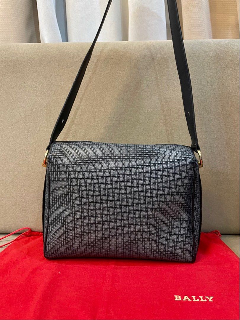 Bally PVC & Leather Shoulder Bag, Luxury, Bags & Wallets on Carousell