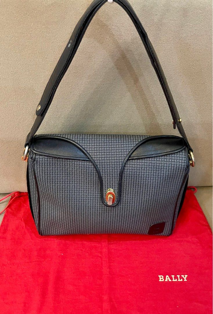 Bally PVC & Leather Shoulder Bag, Luxury, Bags & Wallets on Carousell