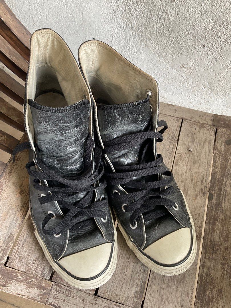 Bapesta bape bathing ape shoe hi cut sneaker size 27 made in japan ...