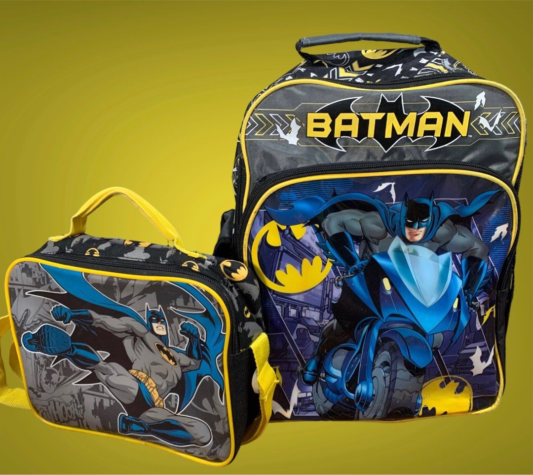 BATMAN BACKPACK SET on Carousell