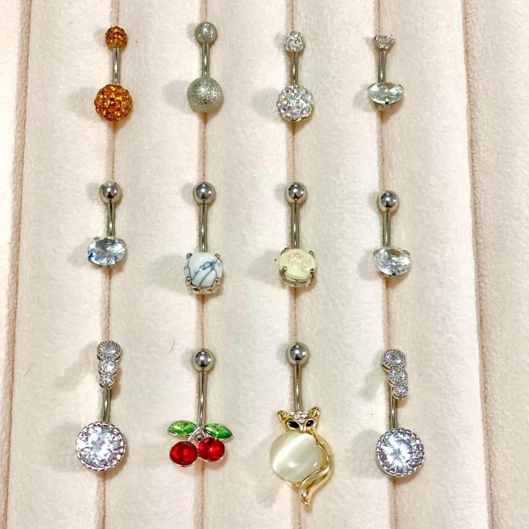 Belly Piercings Belly Buttons Navel Rings, Women's Fashion, Jewelry ...