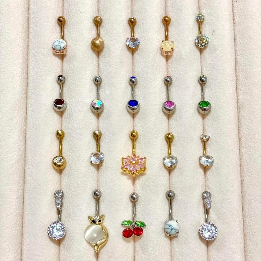Belly Piercings Belly Buttons Navel Rings, Women's Fashion, Jewelry ...