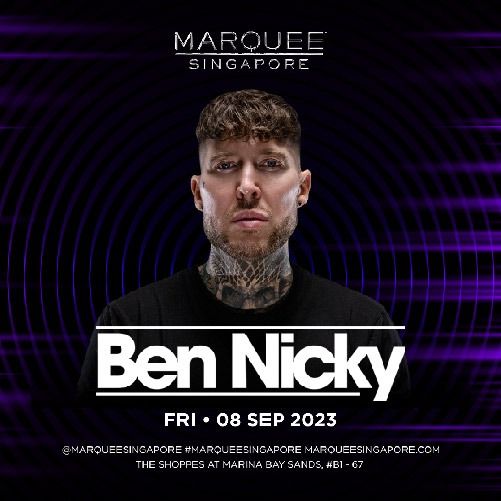 Ben Nicky - Marquee Tickets 08/09/2023, Tickets & Vouchers, Event ...