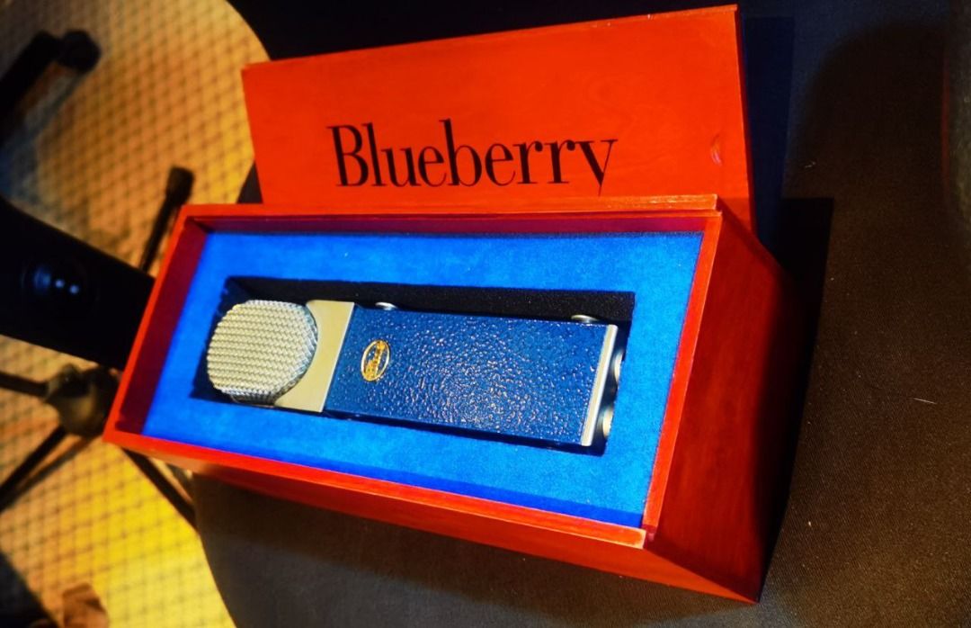 BLUE BLUEBERRY STUDIO MICROPHONE, Audio, Microphones on Carousell