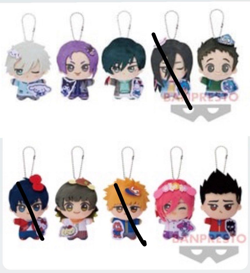 Blue Lock x Sanrio Characters Chibigurumi vol. 1 vol.2 - Chibigurumi ...