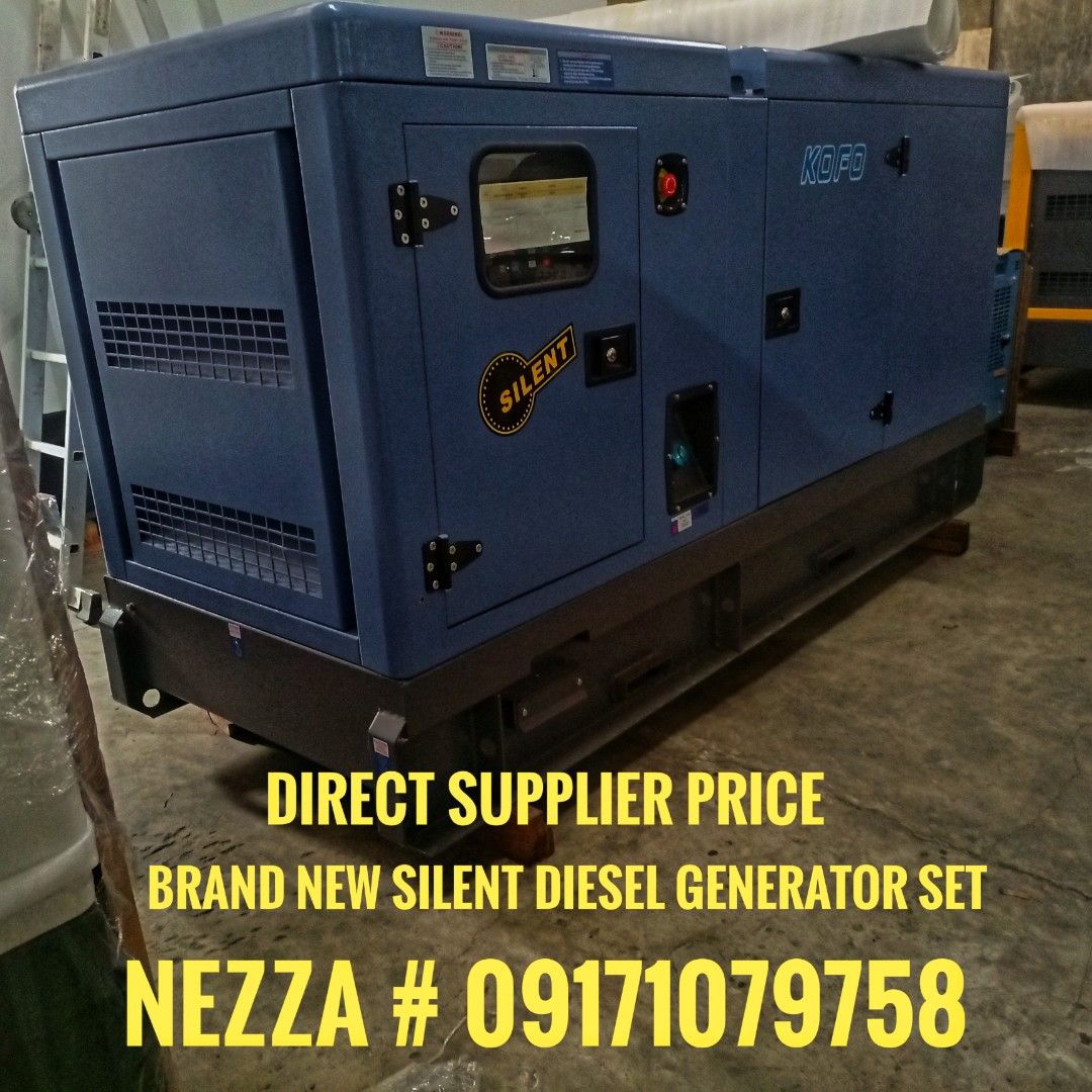 BRAND NEW SILENT DIESEL GENERATOR SET / DIRECT, Commercial & Industrial ...