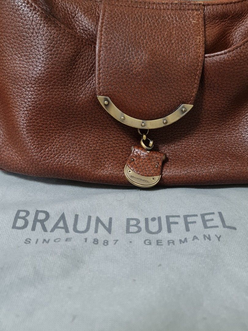 Braun Buffel Vintage shoulder bag, Luxury, Bags & Wallets on Carousell