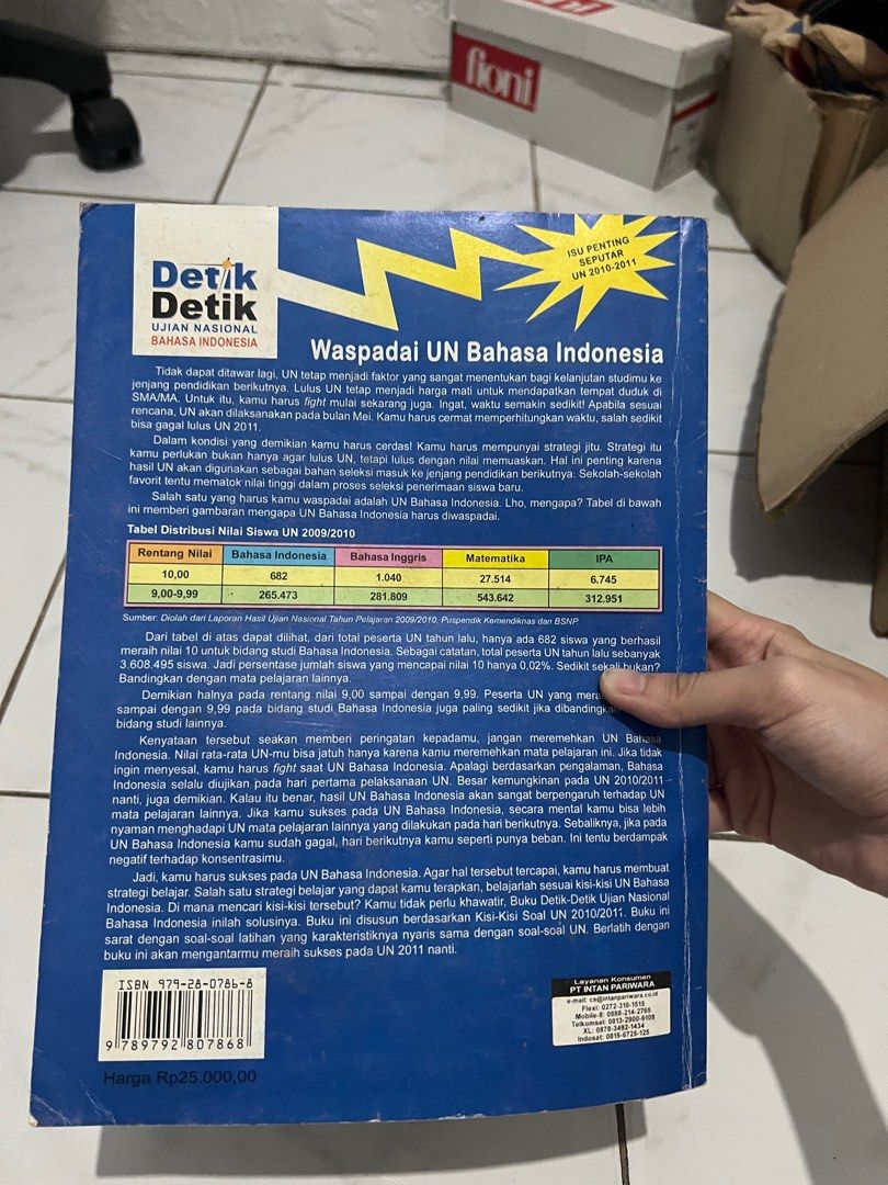 Buku detik detik ujian nasiona bahasa indonesia SMP beserta kunci ...