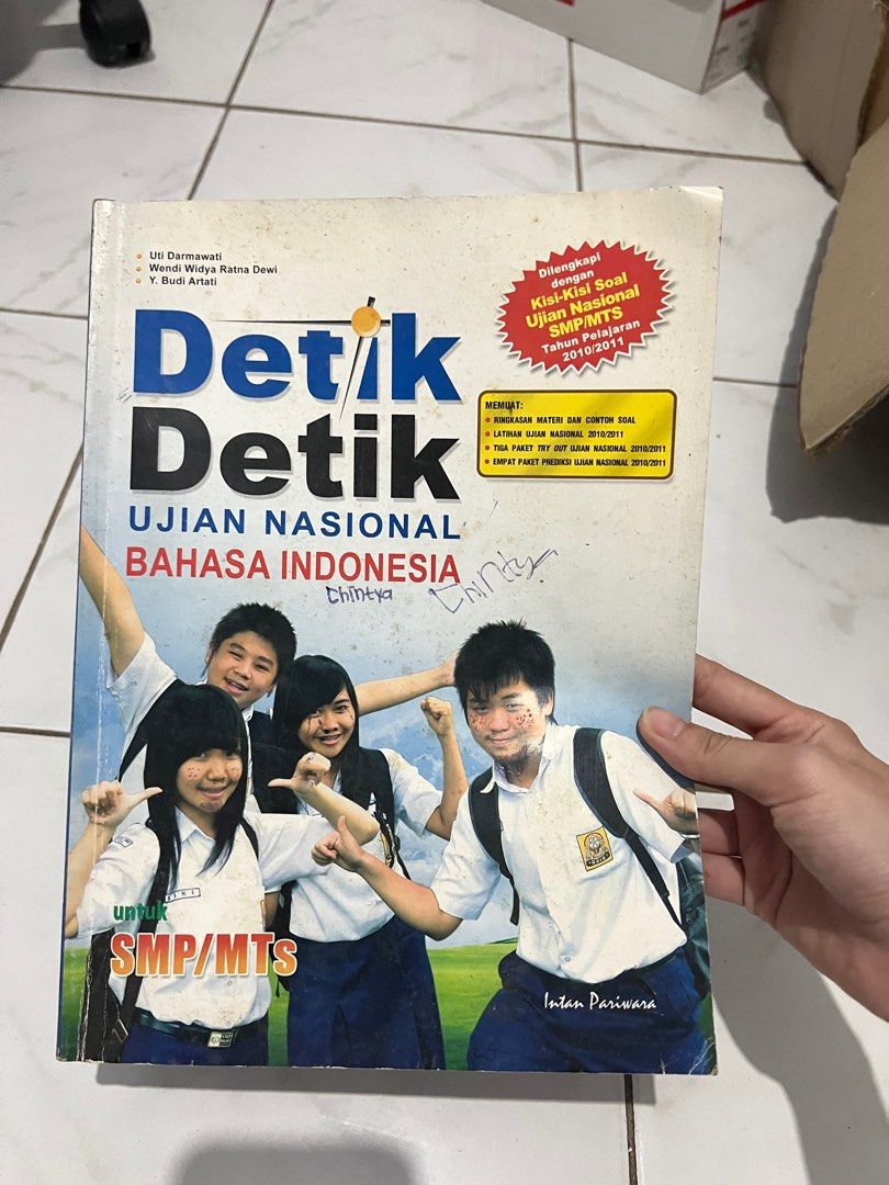 Buku detik detik ujian nasiona bahasa indonesia SMP beserta kunci ...