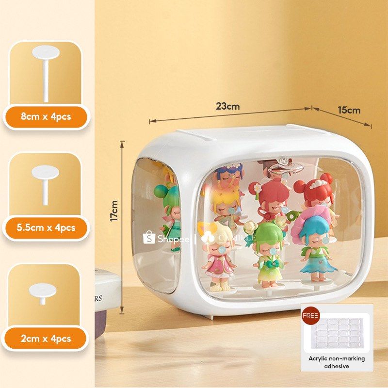 Camille Popmart Display Box Transparent Acrylic Box in Capsule Design ...