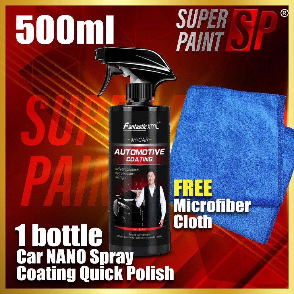 Car nano spray coating quick polish, Car Accessories, Accessories on ...