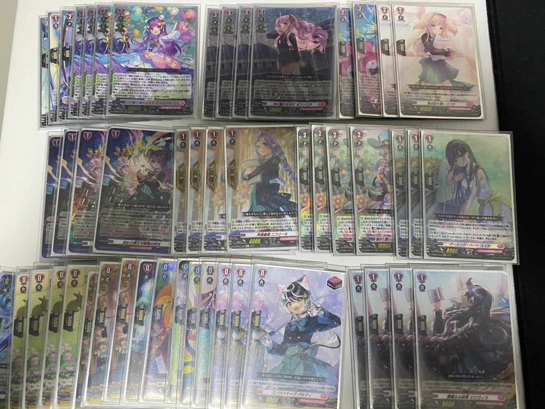 Cardfight Vanguard Overdress Wilista Deck, Hobbies & Toys, Toys & Games ...