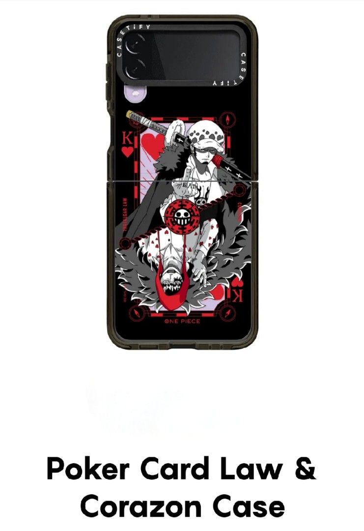 Casetify One Piece Law x Corazon phone case ( Z Flip 3 ), Mobile Phones ...