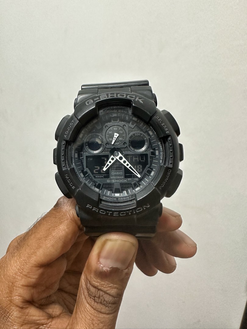 Casio G-Shock GA101 Black, Men's Fashion, Watches & Accessories ...