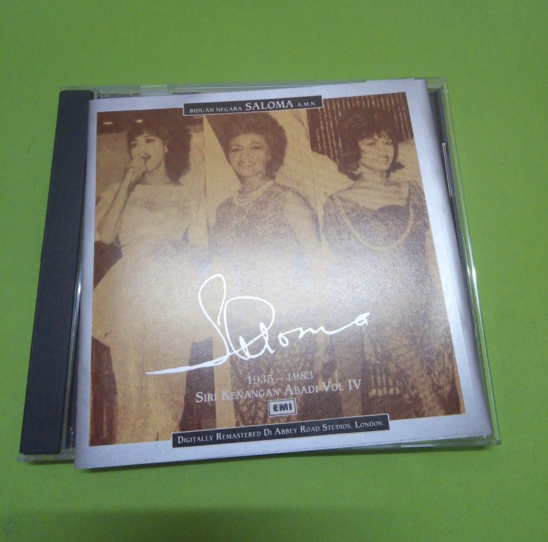 CD BIDUANITA NEGARA SALOMA A.M.N : SIRI KENANGAN ABADI VOL. IV - MANUSIA ALBUM (1991) MALAY ...