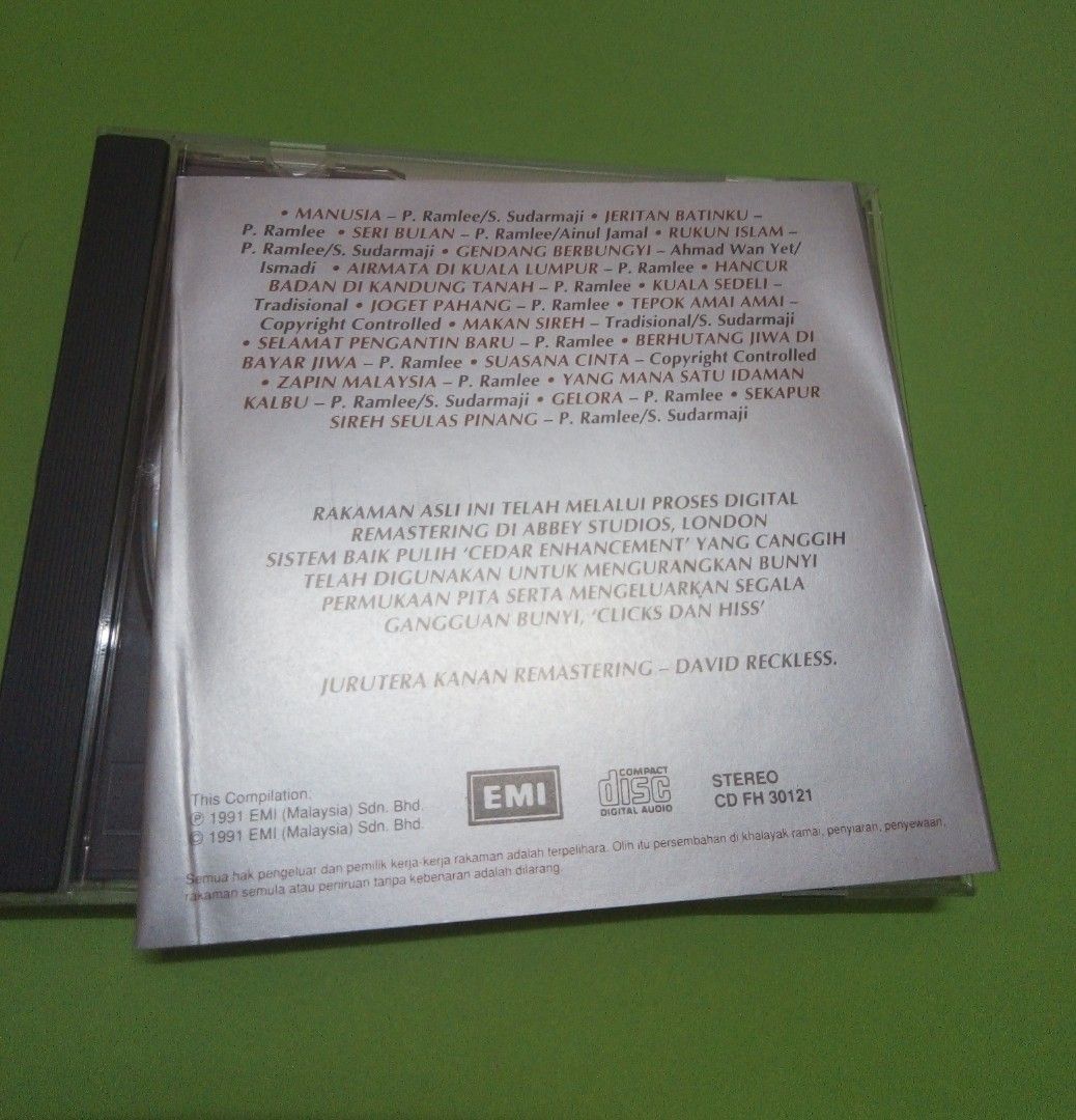 CD BIDUANITA NEGARA SALOMA A.M.N : SIRI KENANGAN ABADI VOL. IV - MANUSIA ALBUM (1991) MALAY ...