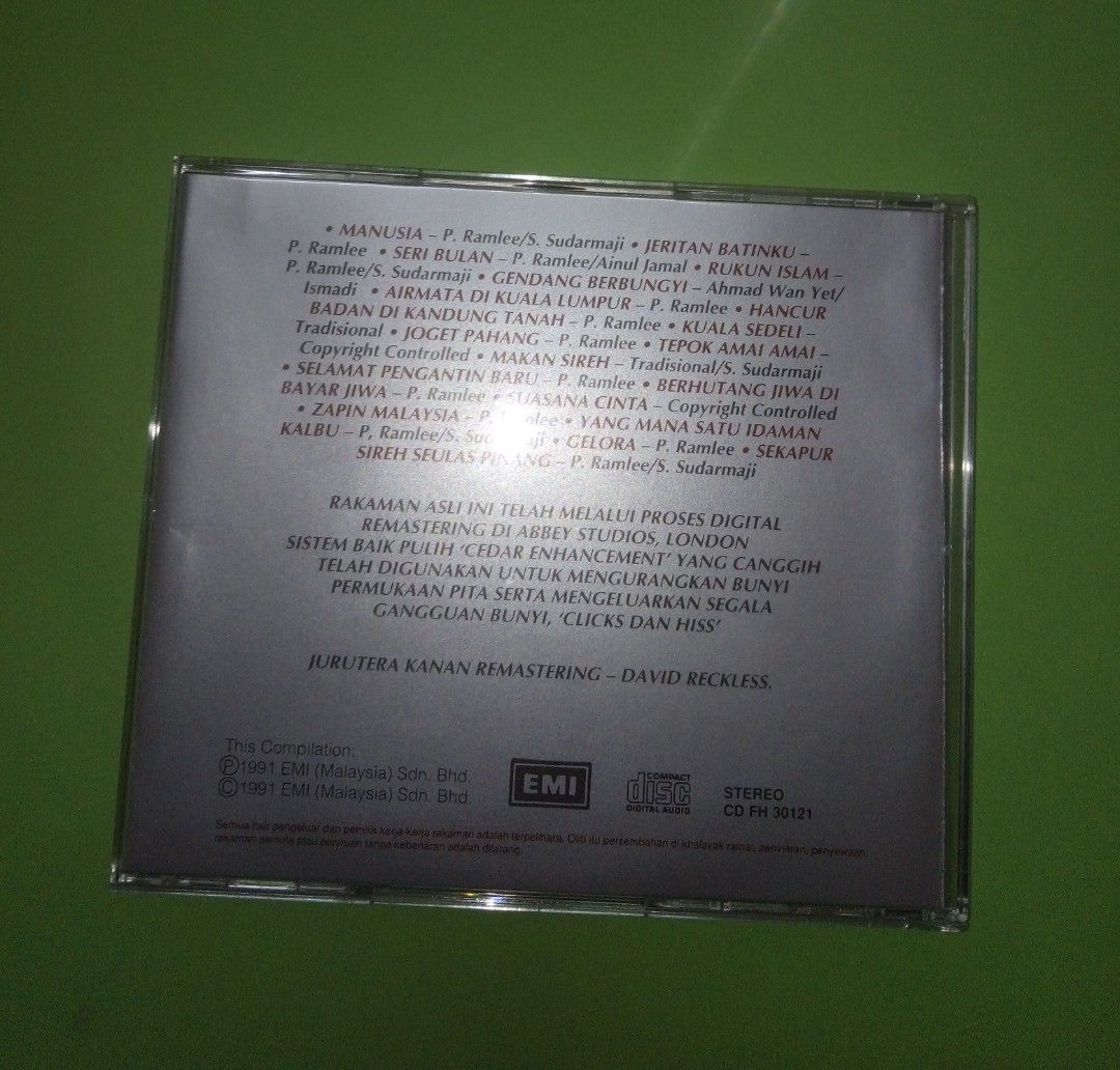 CD BIDUANITA NEGARA SALOMA A.M.N : SIRI KENANGAN ABADI VOL. IV - MANUSIA ALBUM (1991) MALAY ...