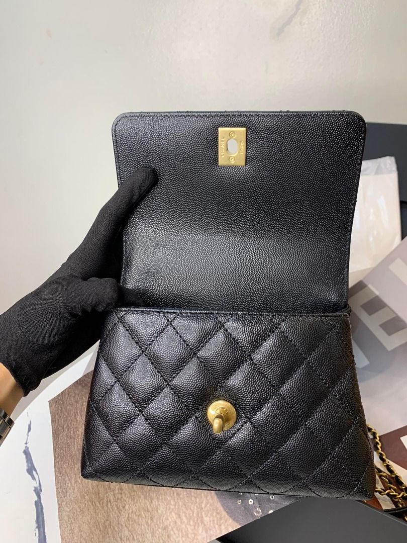Chanel Coco Mini Caviar complete BN on Carousell