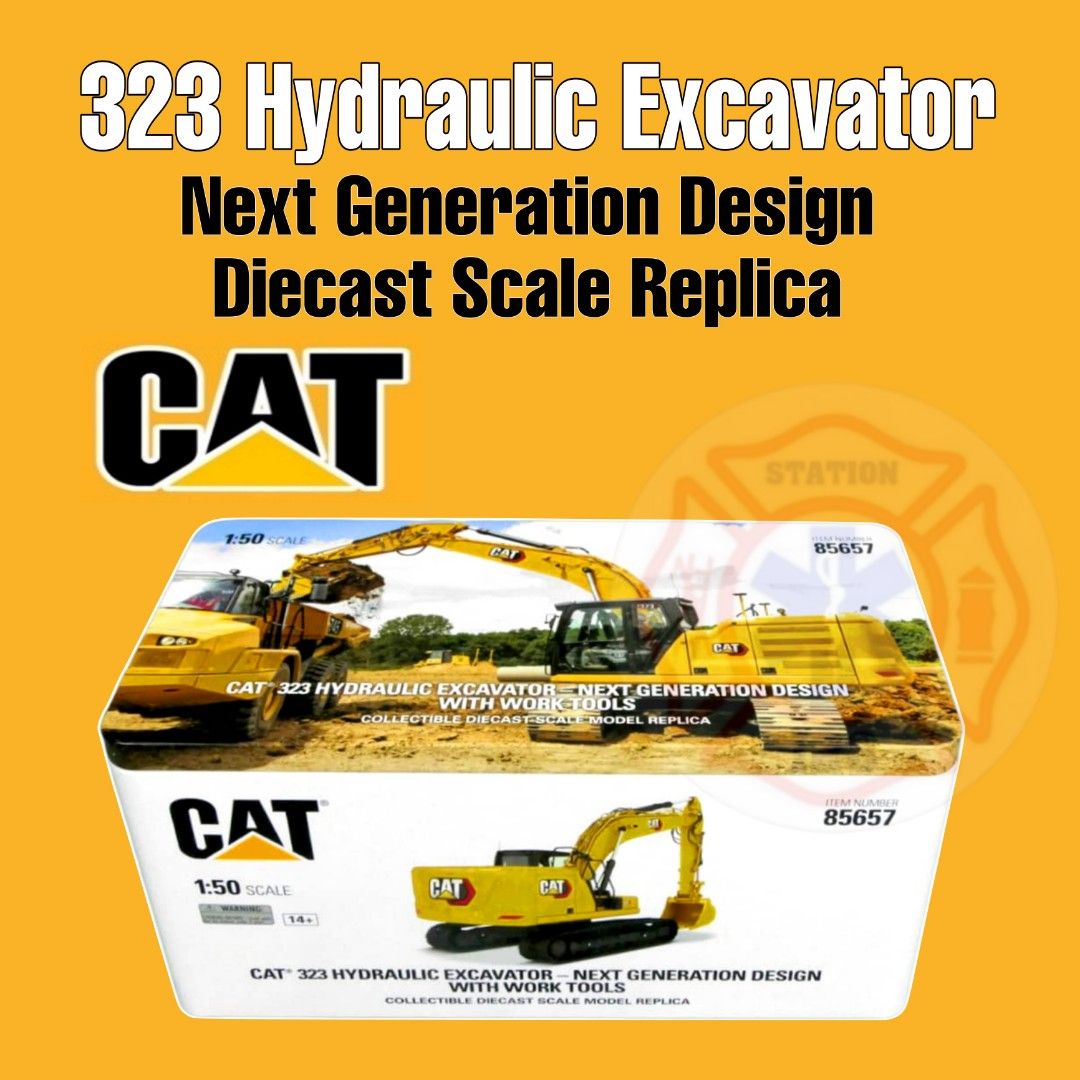 Collectibles CAT 323 Hydraulic ExcavatorNext Generation DesignDiecast ...