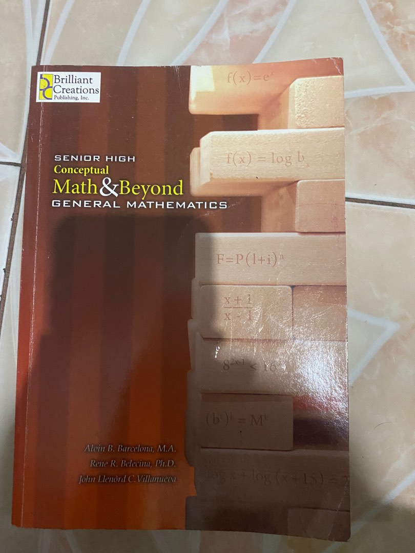 Conceptual Math & Beyond General Mathematics Book for SHS, Hobbies ...