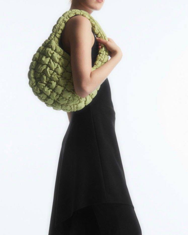 COS mini quilted bag green, Women's Fashion, Bags & Wallets, Shoulder ...