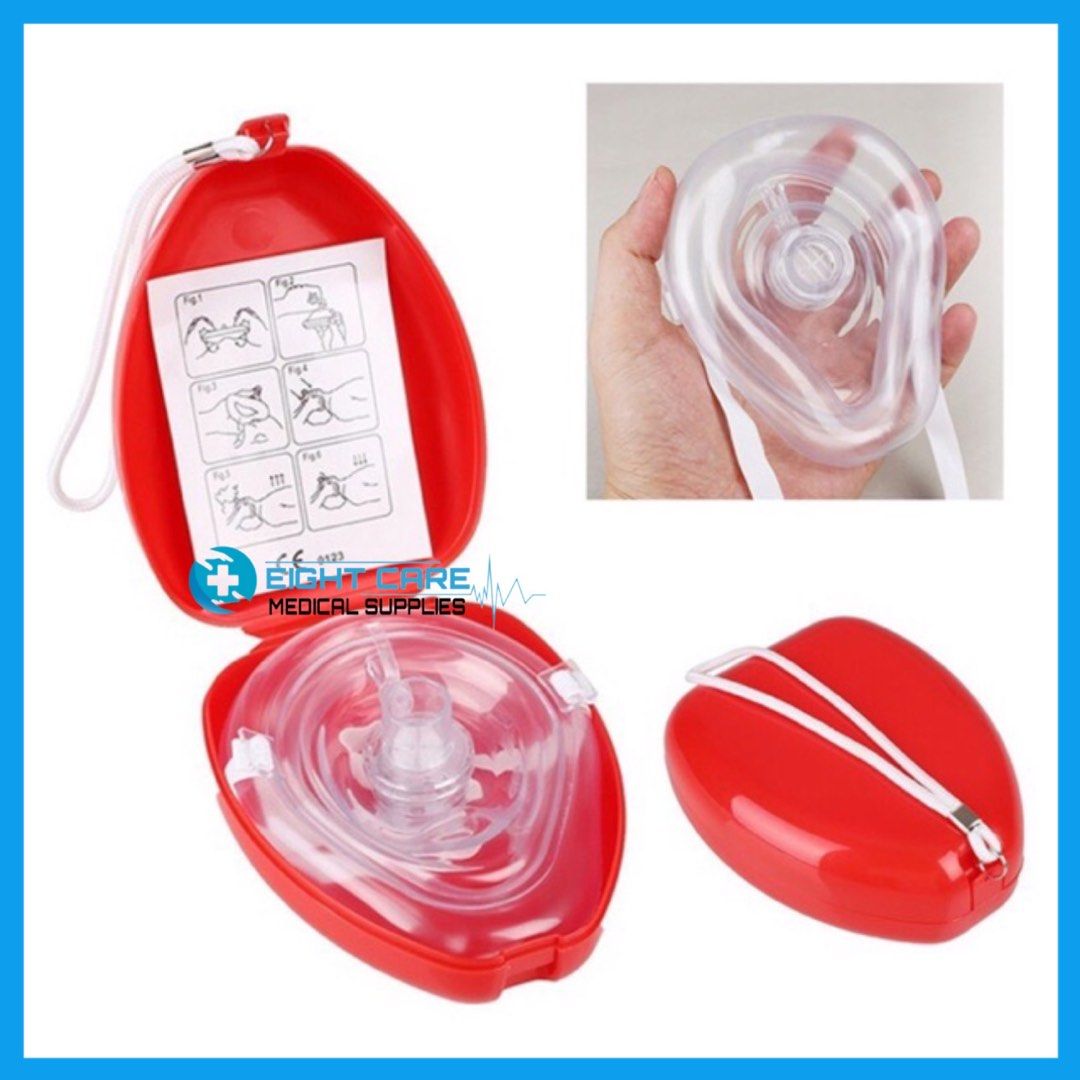 CPR Mask | CPR Breathing Mask | Resuscitator Rescue Emergency First Aid ...