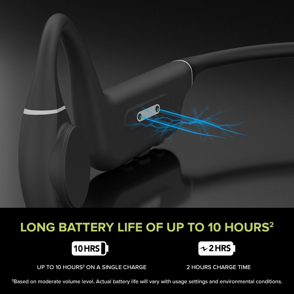 Outlier Free+ - Wireless Bone Conduction Headphones with Adjustable ...
