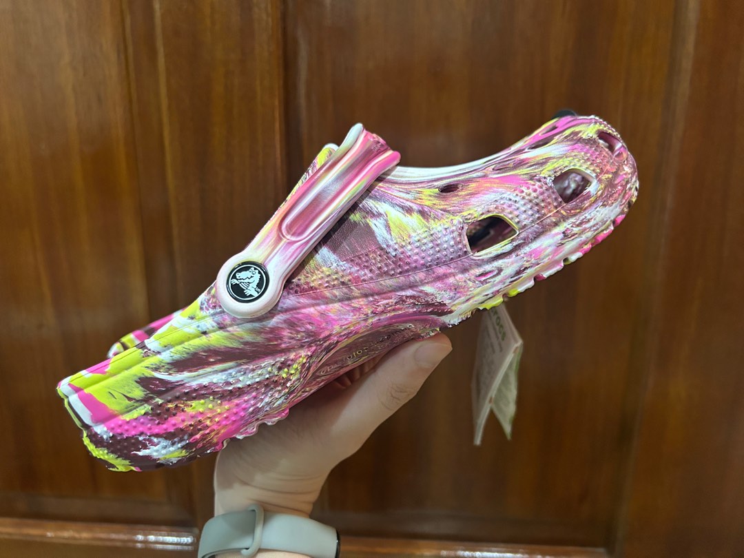 Original Crocs Classic Marble Clog 9m/11w us size on Carousell