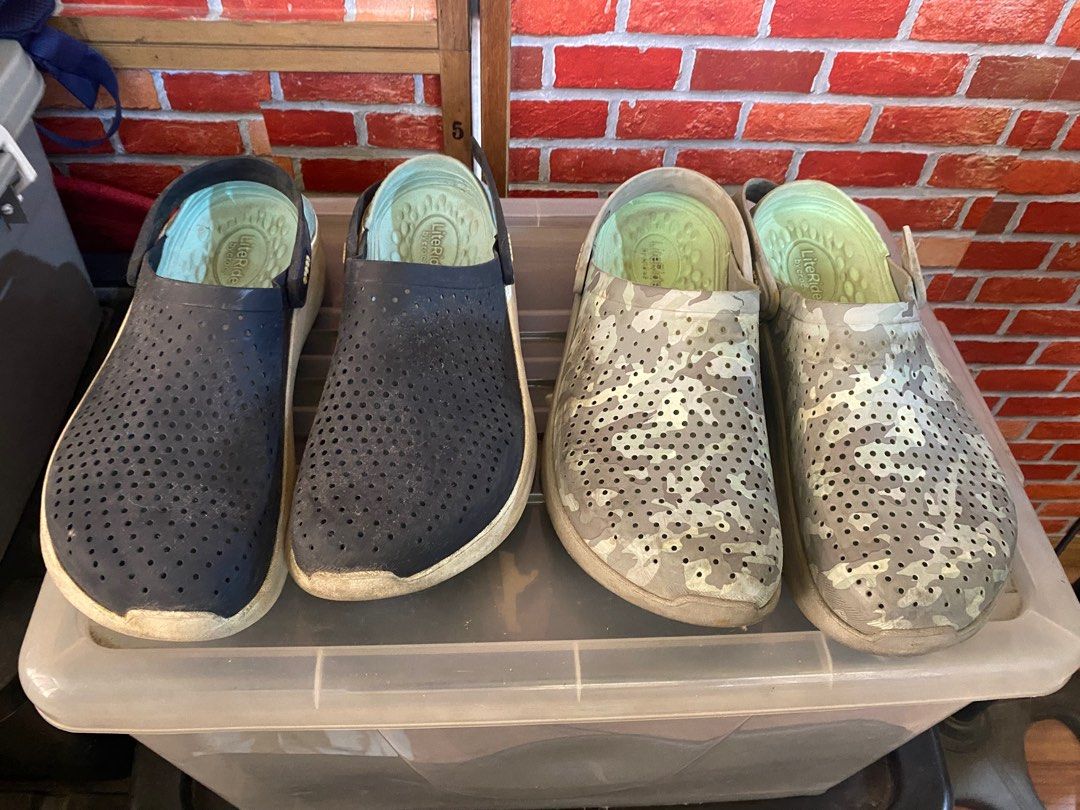 Crocs literide size 13, Men's Fashion, Footwear, Slippers & Slides on ...