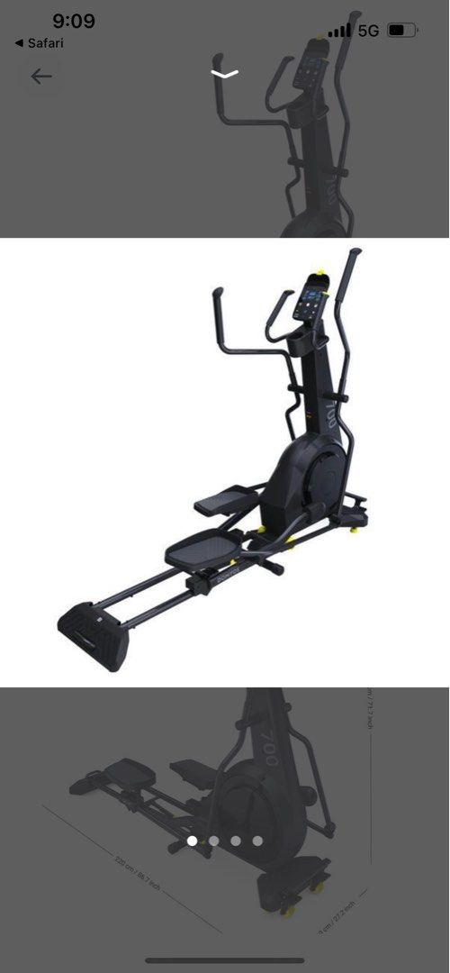 Cross Trainer EL700 Self Powered E-Connected, Sports Equipment ...