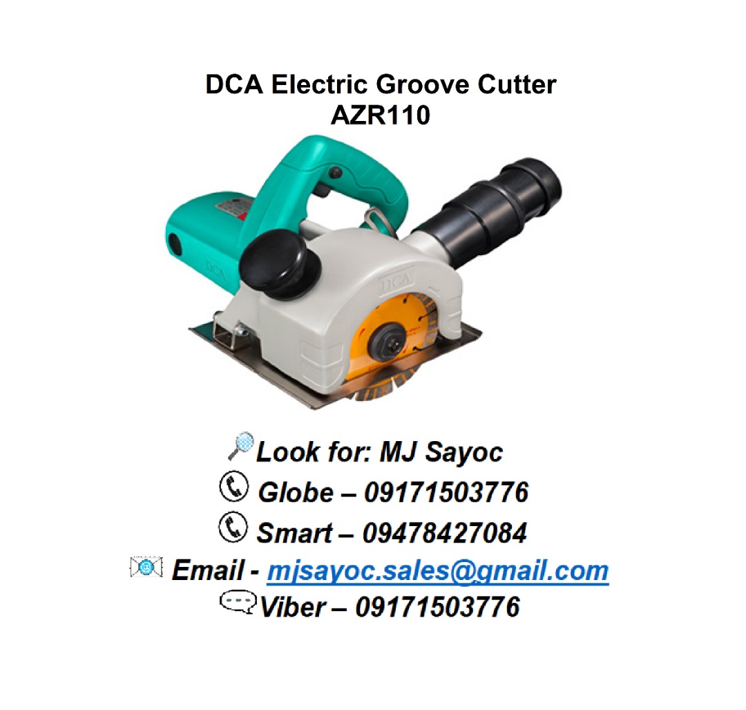 DCA Electric Groove Cutter AZR110 on Carousell