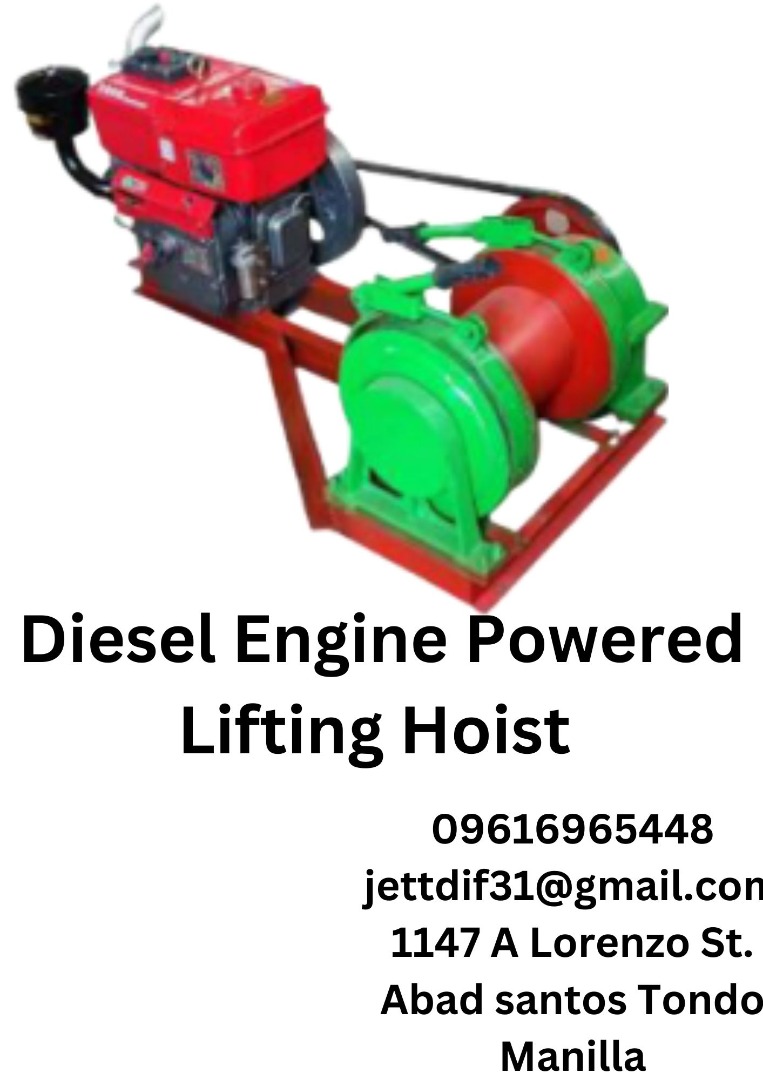 Diesel Engine Powered Lifting Hoist, Commercial & Industrial ...