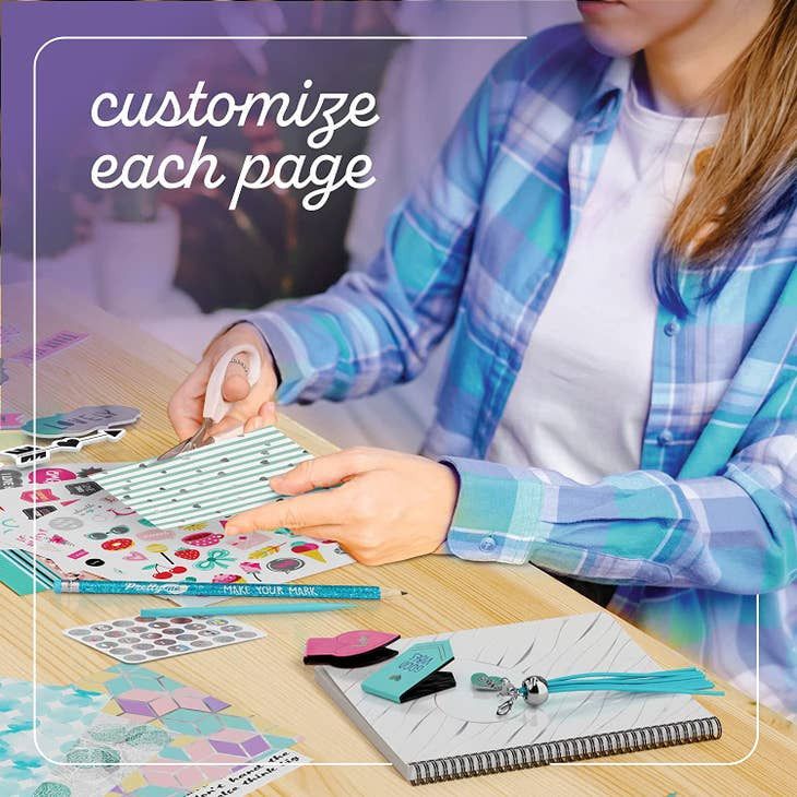DIY Journal Kit - Art & Crafts Stuff - Scrapbook & Diary Supplies Set ...