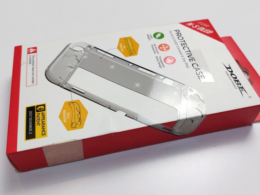 Dobe Nintendo Switch Oled Clear Case Protector ( PC and TPU ) on Carousell